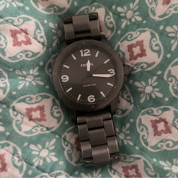 Fossil | Accessories | Charcoal Gray Fossil Watch | Poshmark